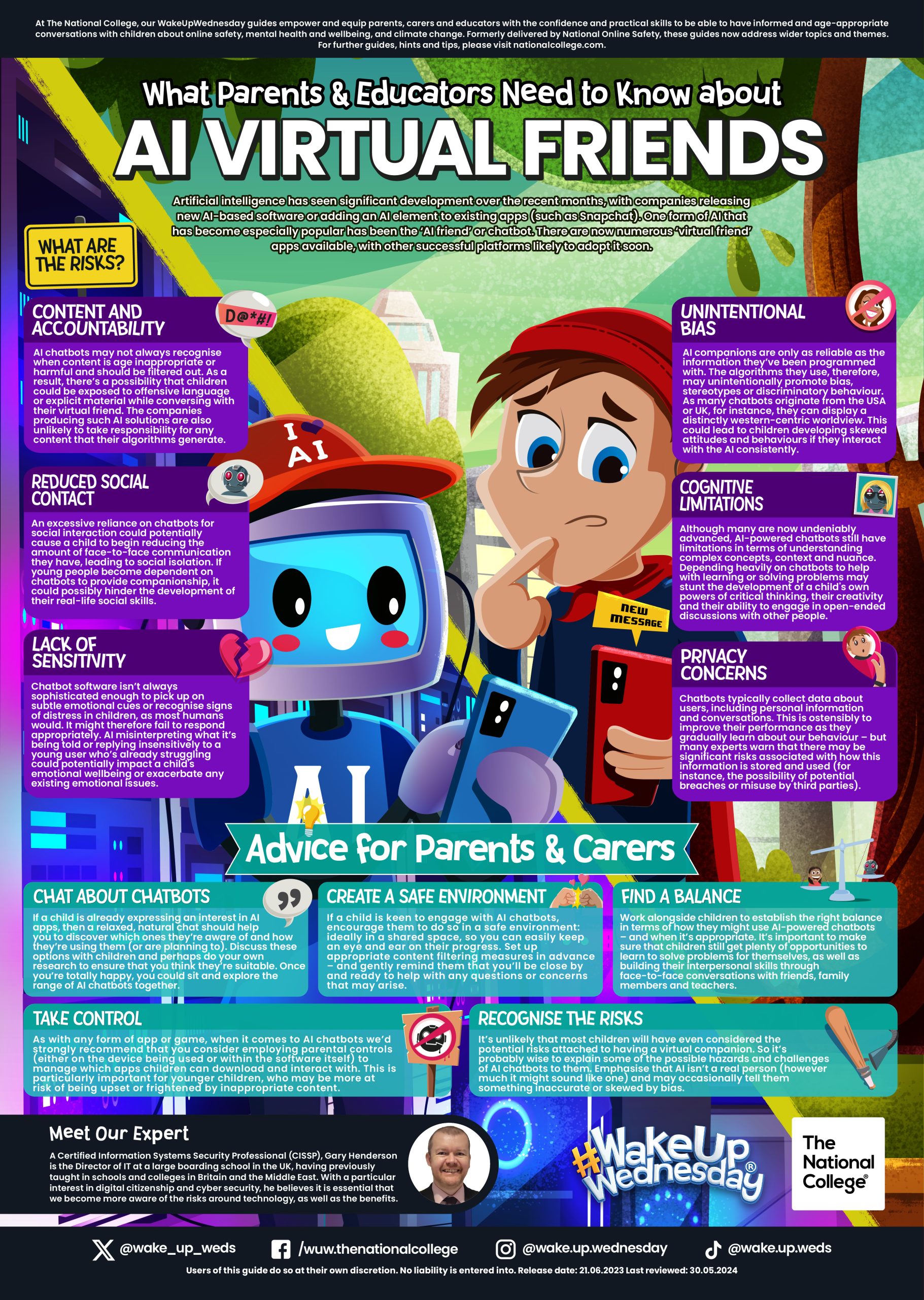 AI Virtual Friends Poster